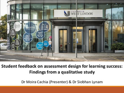 Student feedback on assessment design for learning success: Findings from a qualitative study ...